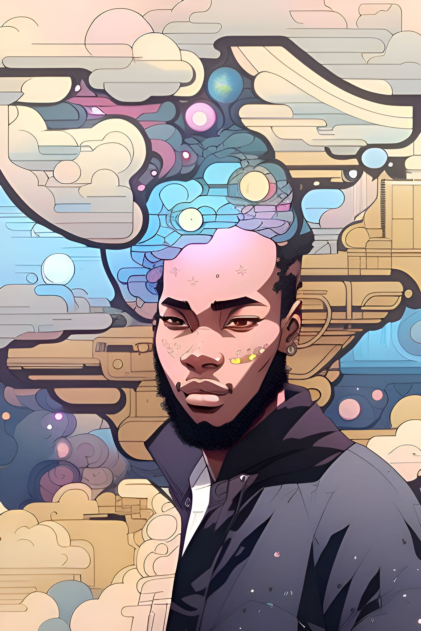 Eniigmatiic: Elaborate soft features man melanin beautiful radiant ...