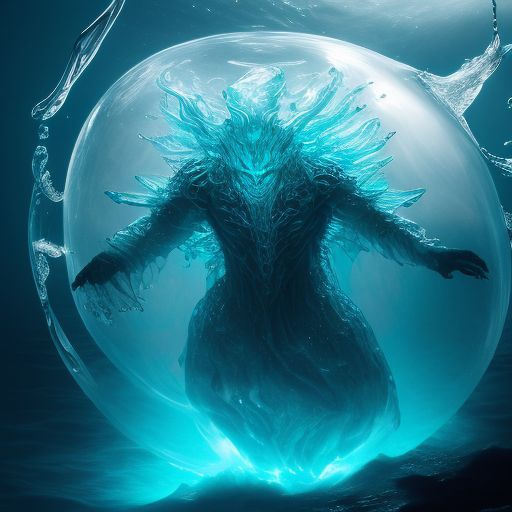 ample-ape77: full body dnd water elemental. a creature that embodies ...