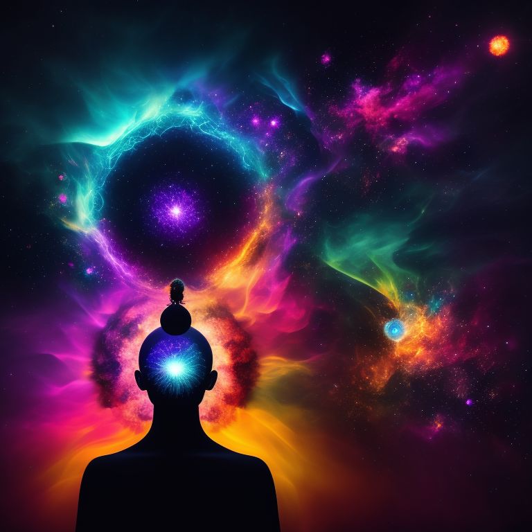 ample-ape77: Chakra Alignment: Vibrant Surrealism