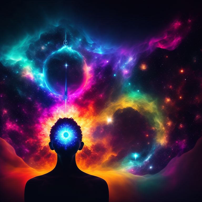 ample-ape77: Chakra Alignment: Vibrant Surrealism