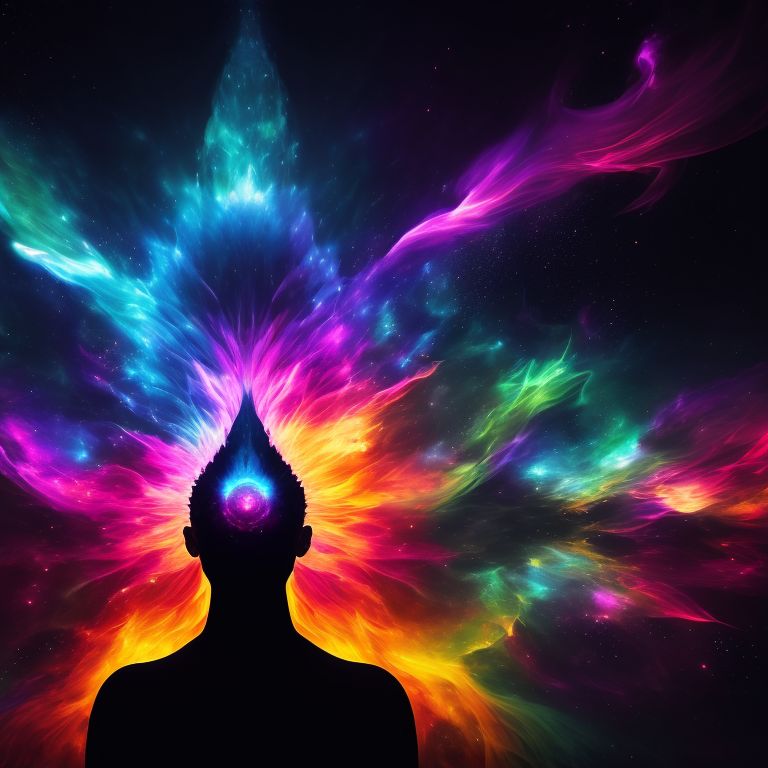 ample-ape77: Chakra Alignment: Vibrant Surrealism