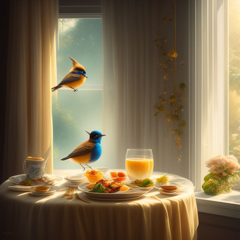 meager-eagle839: a small bird that flew into the kitchen through an ...