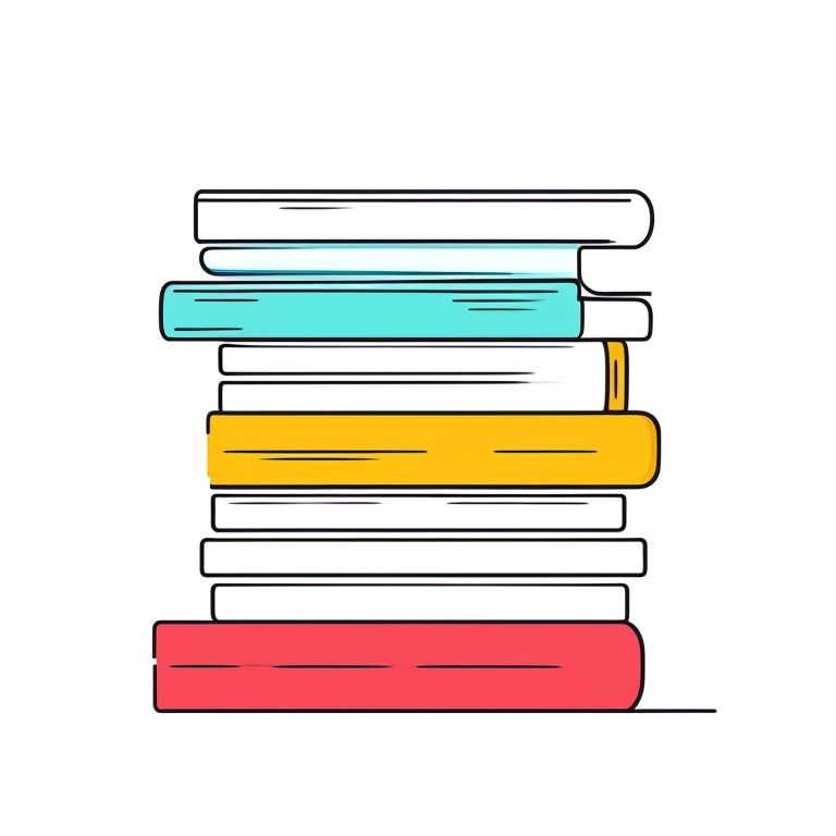 robinsonme: a stack of books icon