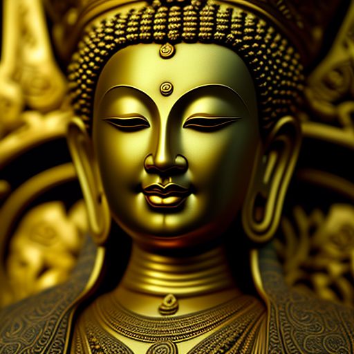 hard-chough87: The Buddha's body is adorned with flowing robes that ...