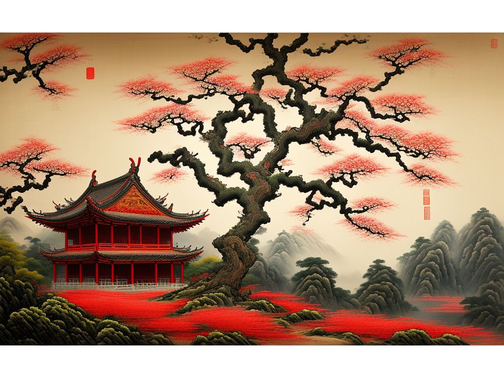 Chinese Tree Painting