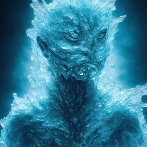 ample-ape77: full body dnd water elemental. a creature that embodies ...