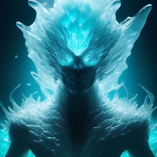 ample-ape77: full body dnd water elemental. a creature that embodies ...