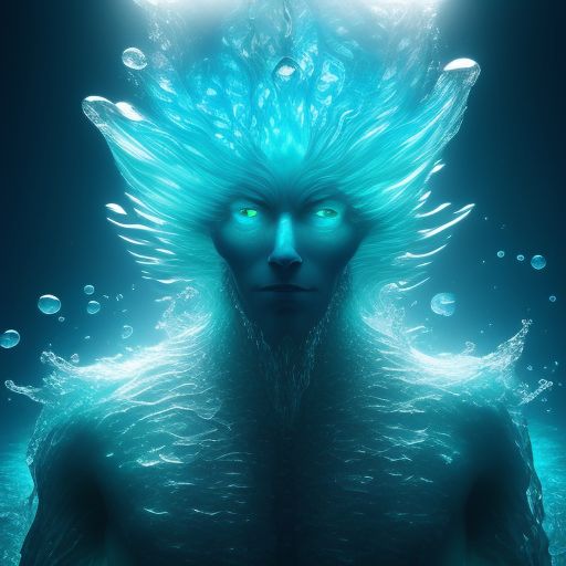 ample-ape77: full body dnd water elemental. a creature that embodies ...