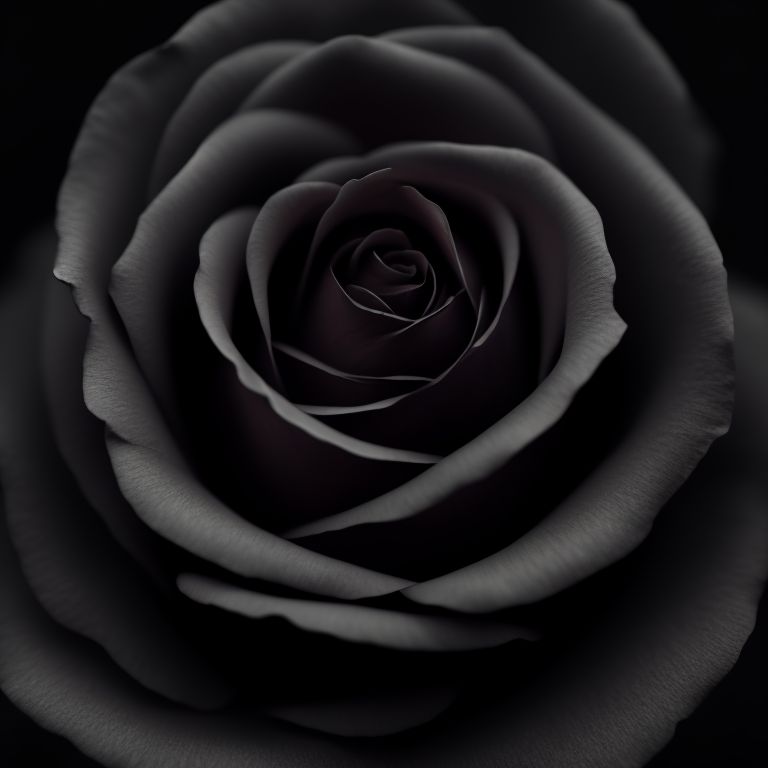 Single Black Rose Wallpaper