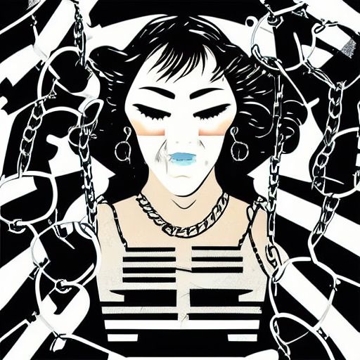 Woman In Chains Art