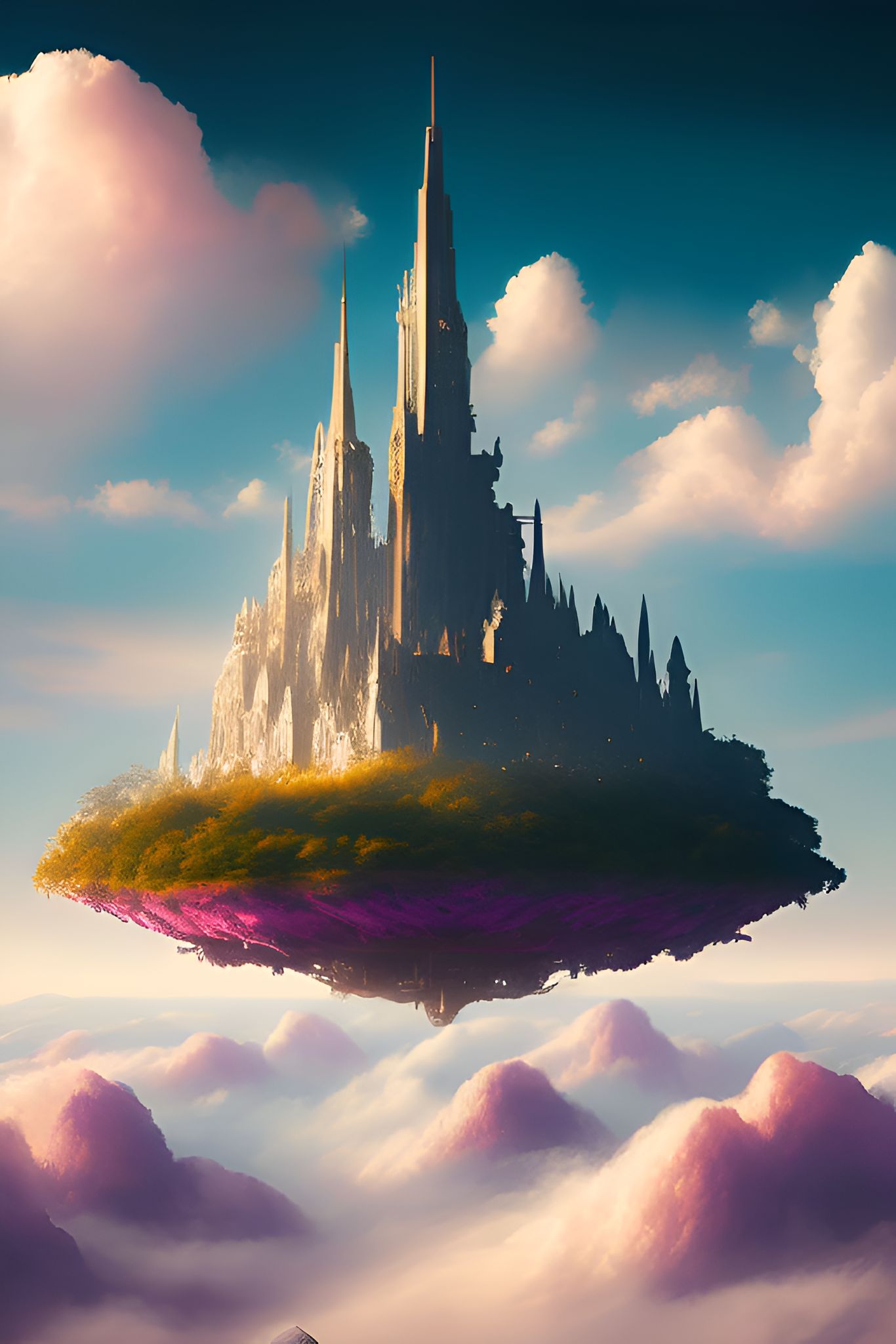 Fantasy Sky Castle