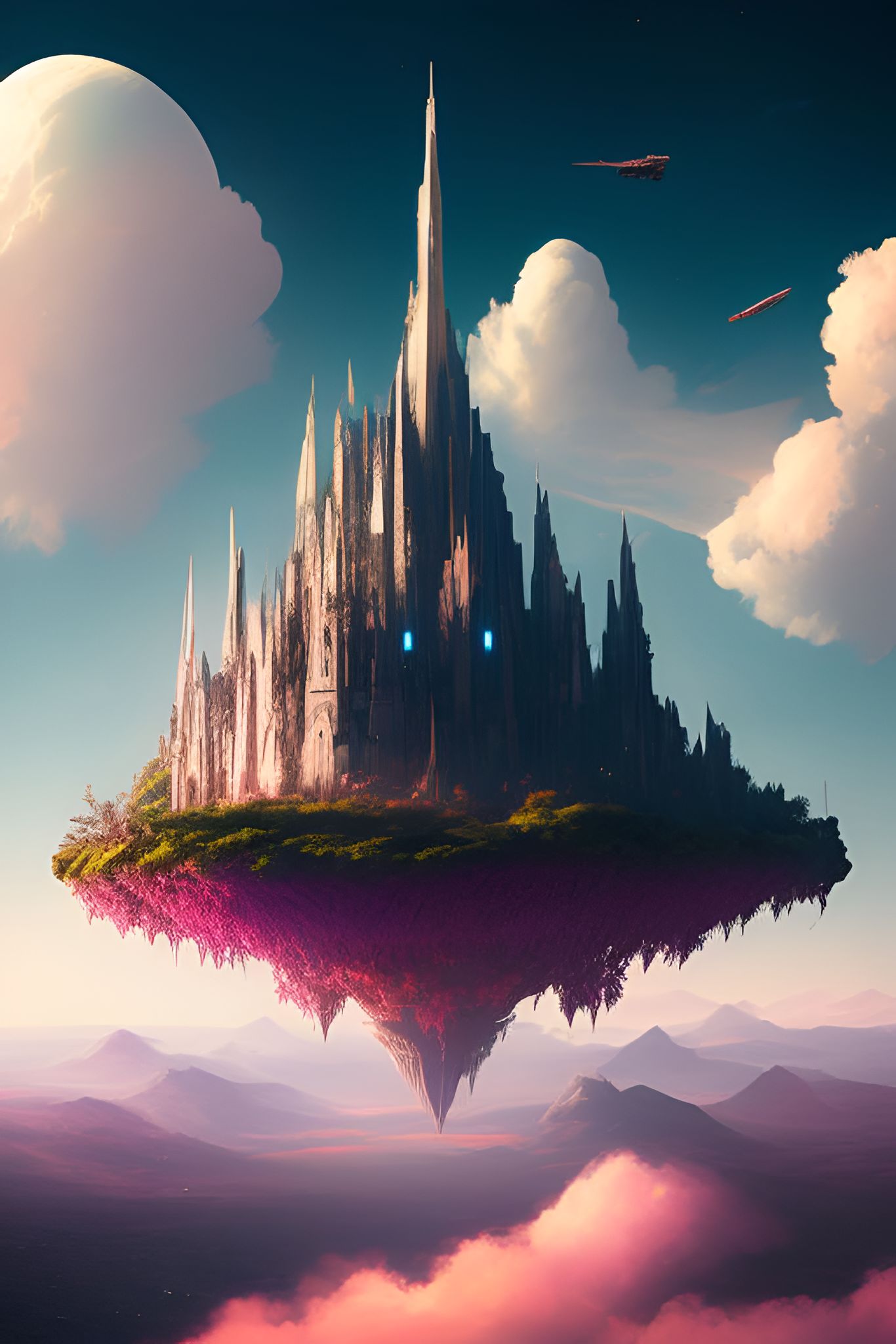 Floating Islands In The Sky