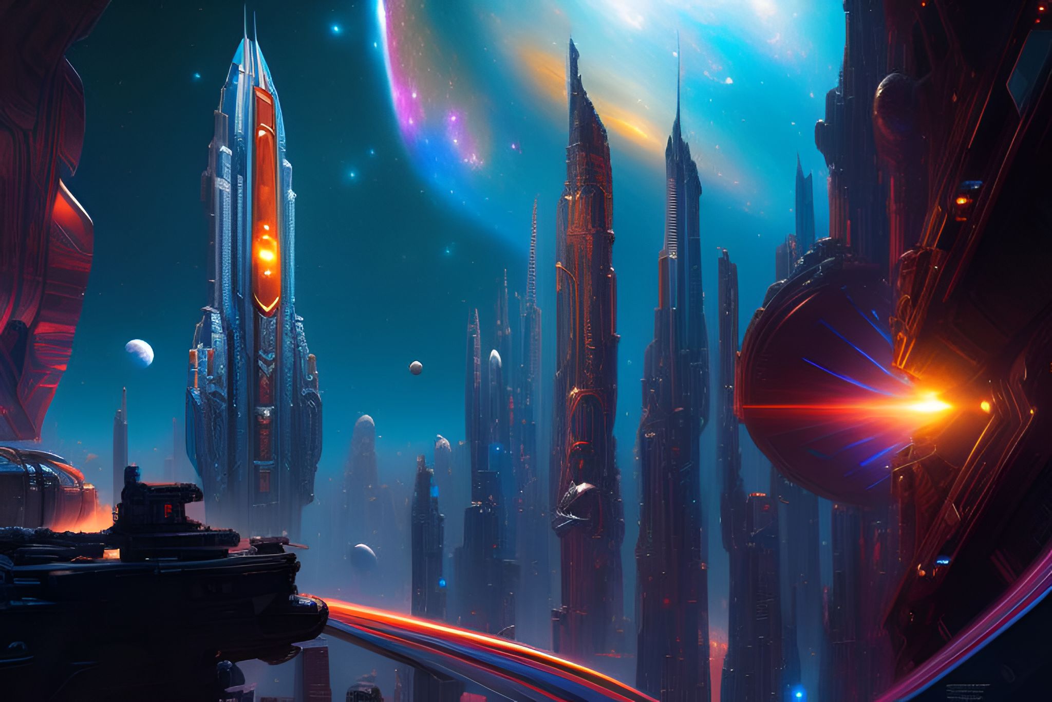 Fantasy Space City