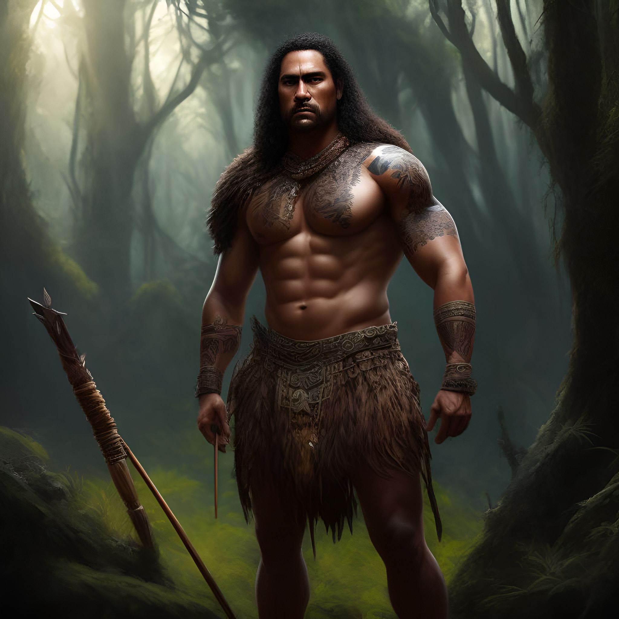 Maori Warrior Drawings