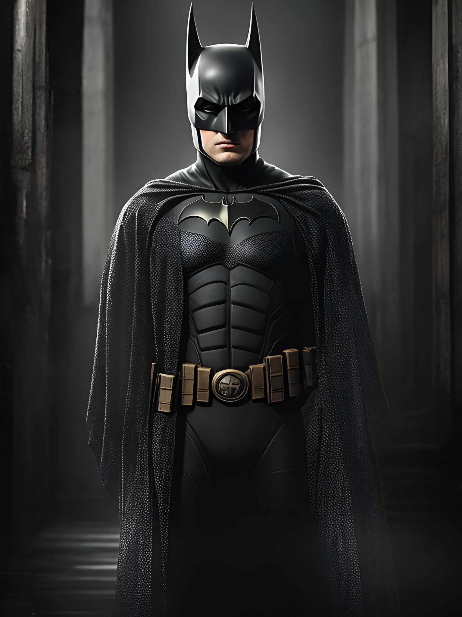 addison: Full body portrait of Batman from 1960