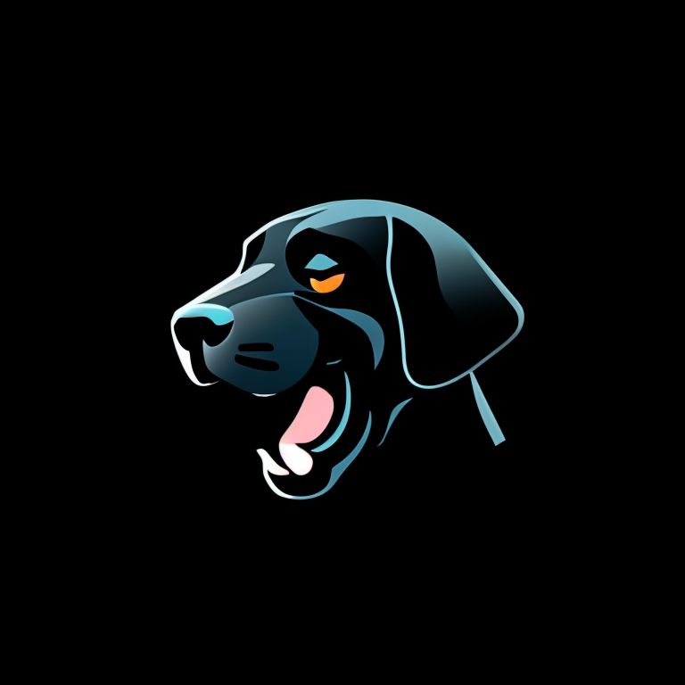 plastic-bat99: dark and angry Black Labrador baring its teeth, sinister