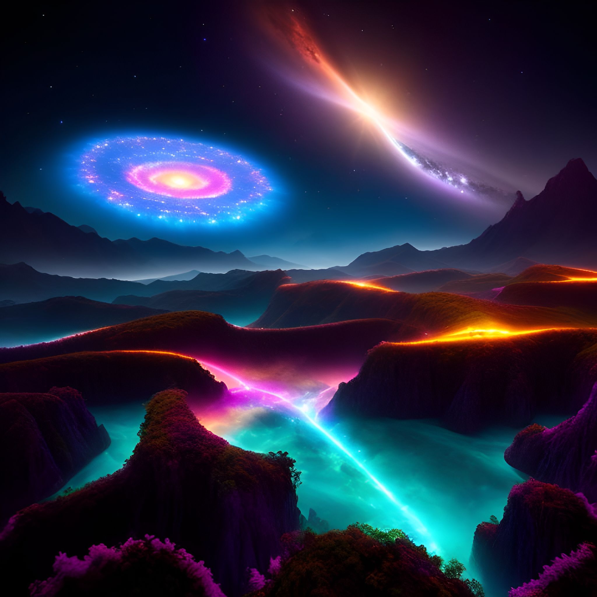 Galactic Paradise | PromptHunt Template