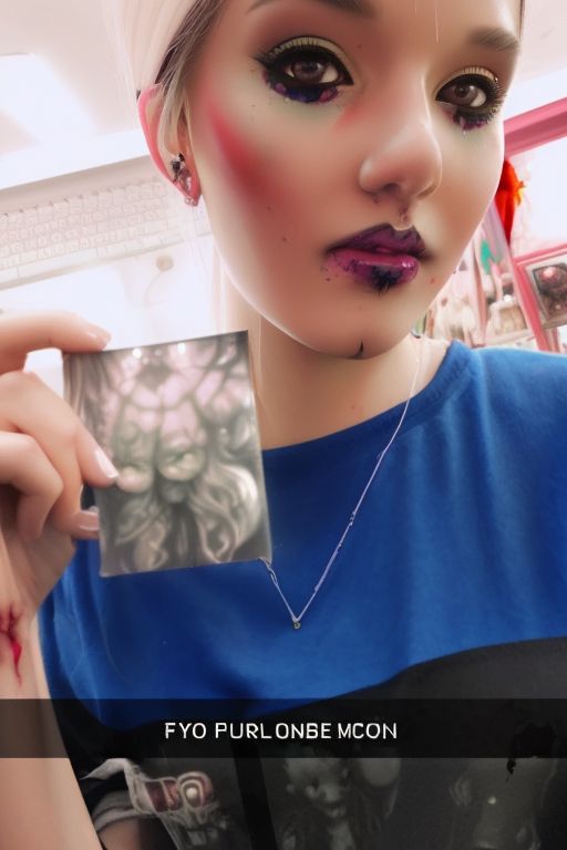 optimal-kudu428: Cute zombie girl, long pink hair, fit body, rotting