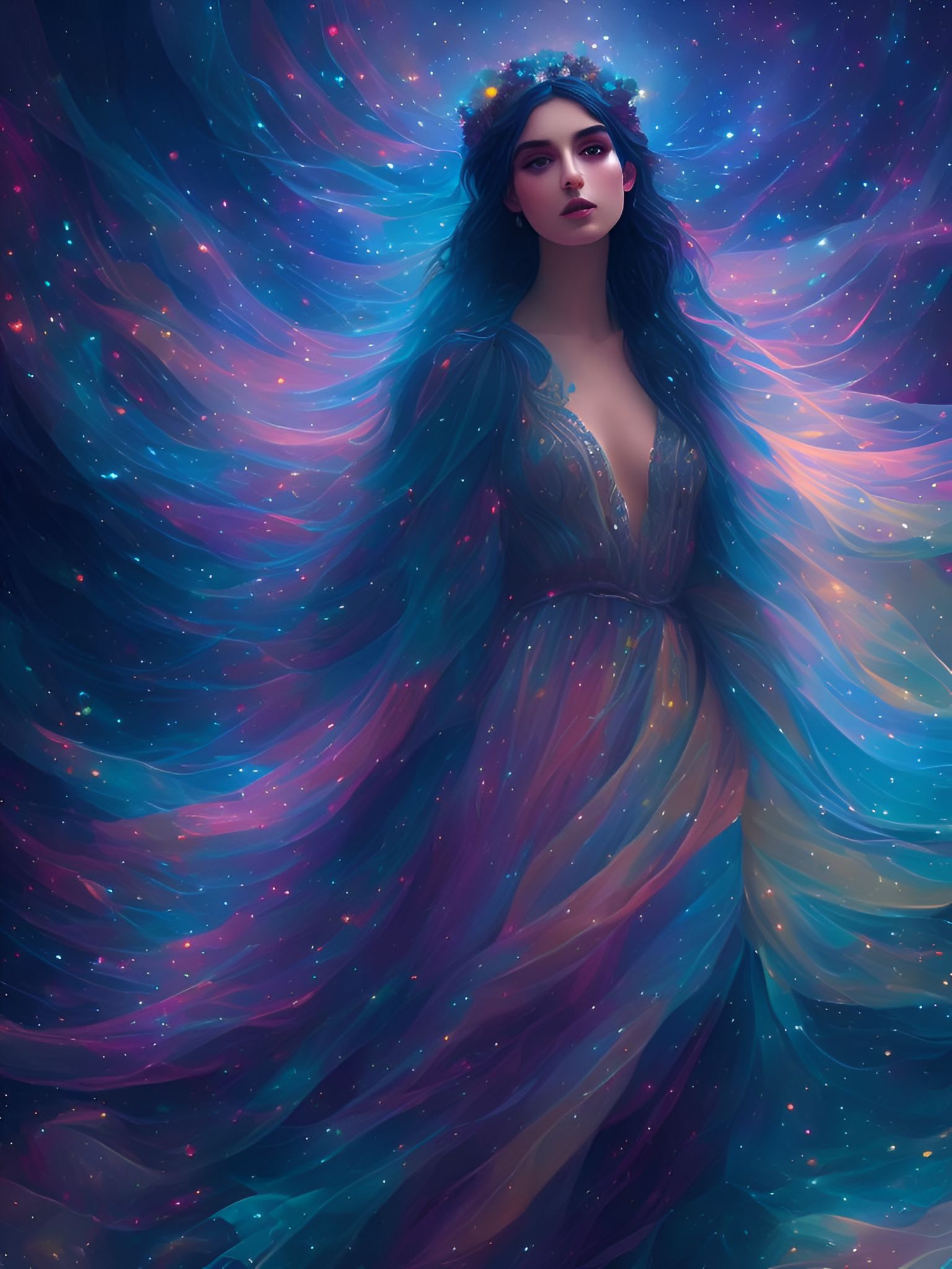 Tallameia: transparent, translucent, starfield background, Modern ...