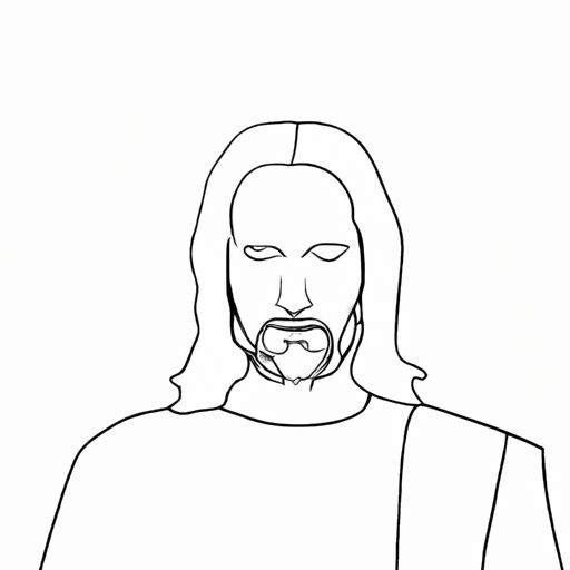 Jesus Simple Drawings