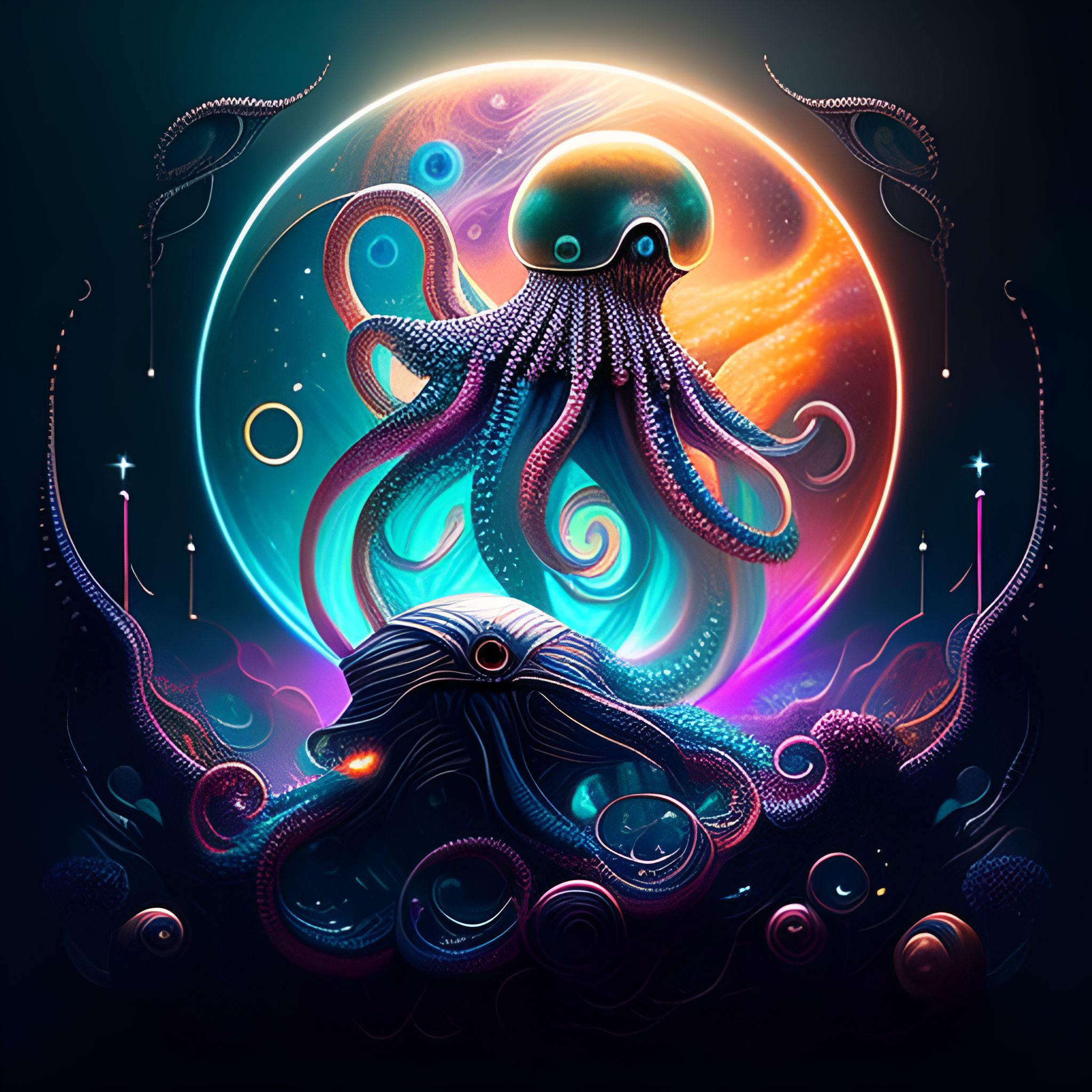 wobbly-loris505: Alien human octopus