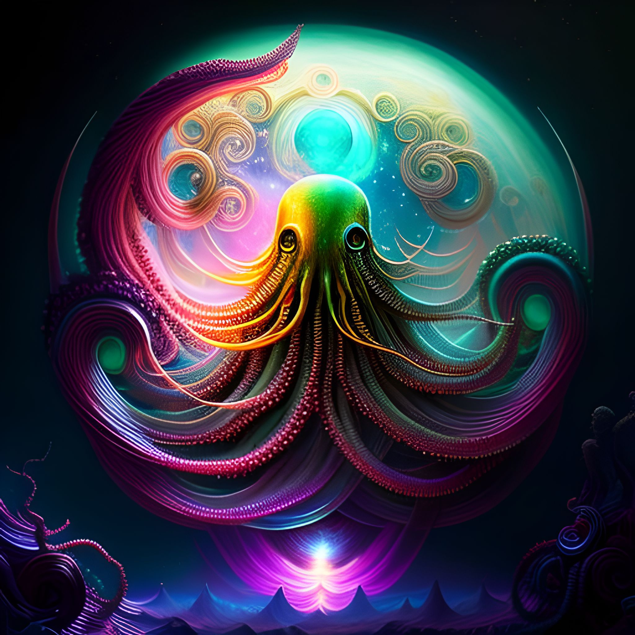 wobbly-loris505: Alien human octopus