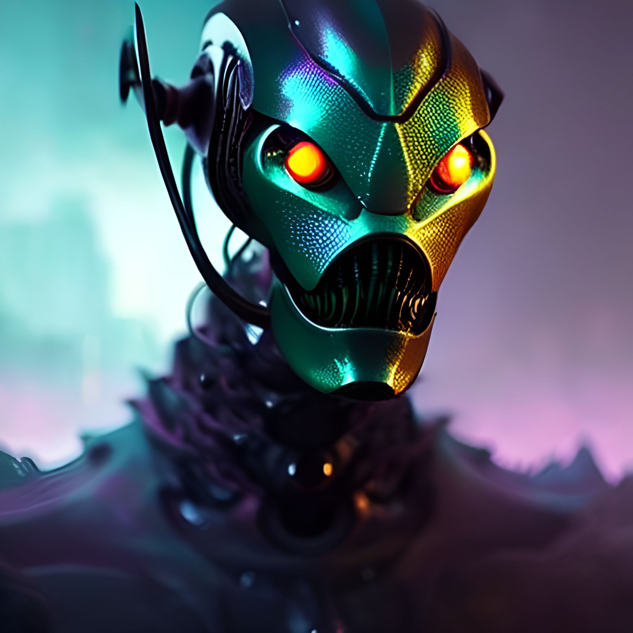 wobbly-loris505: Human fish alien octopus squid person face robot guy