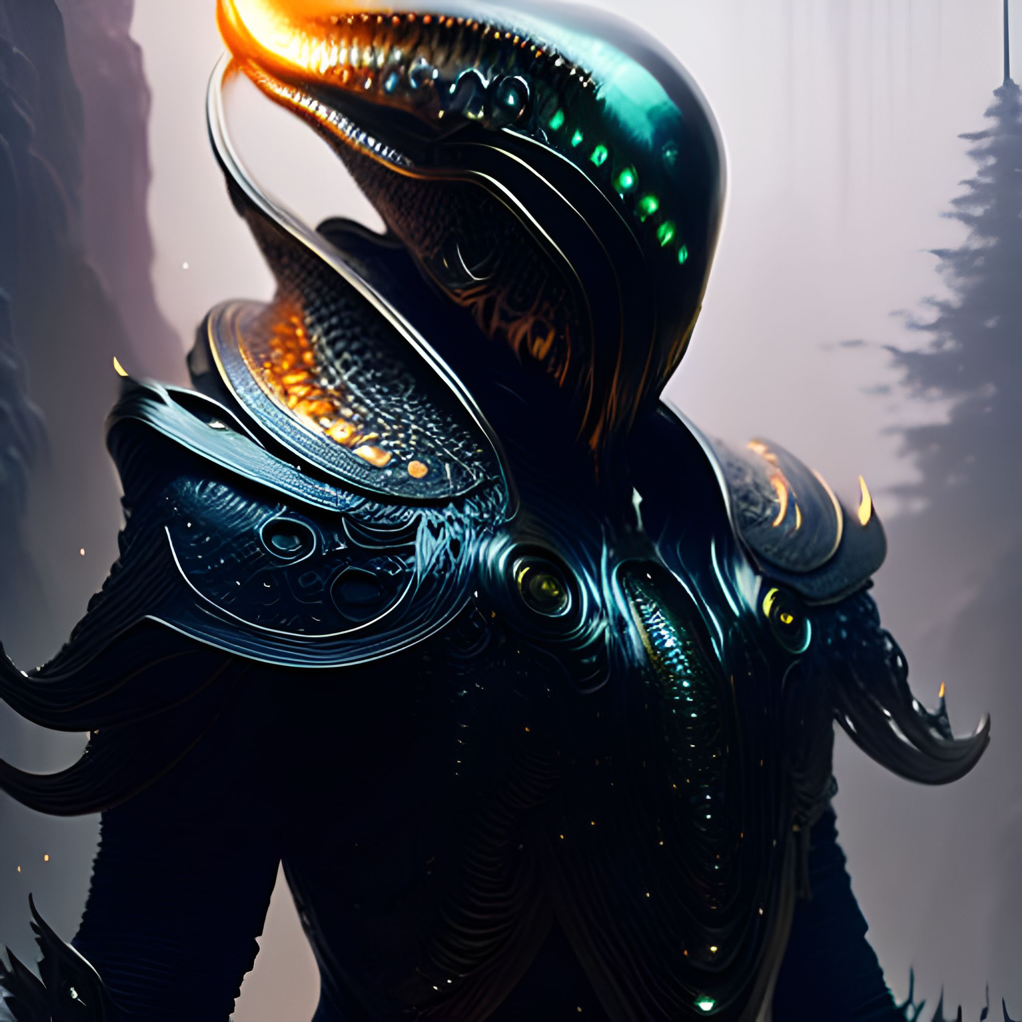 wobbly-loris505: Human fish alien octopus squid person face guy ...