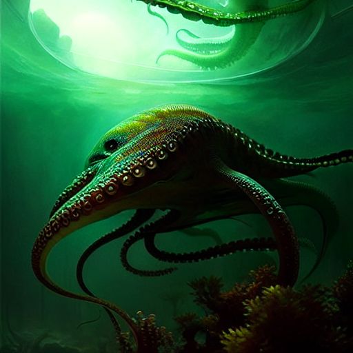 wobbly-loris505: Human fish alien octopus squid person face guy ...