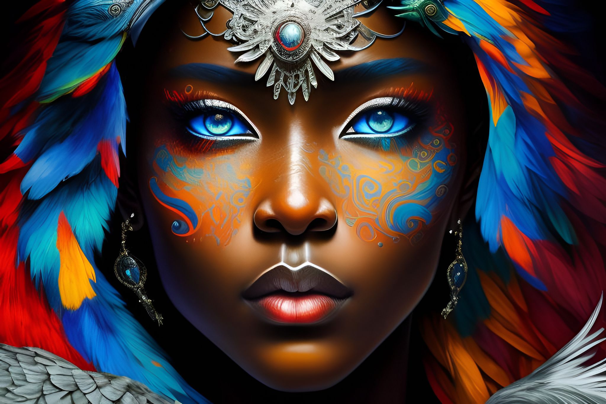 heathercooper: Wide-angle cinematic shot of An afro-asian female ...