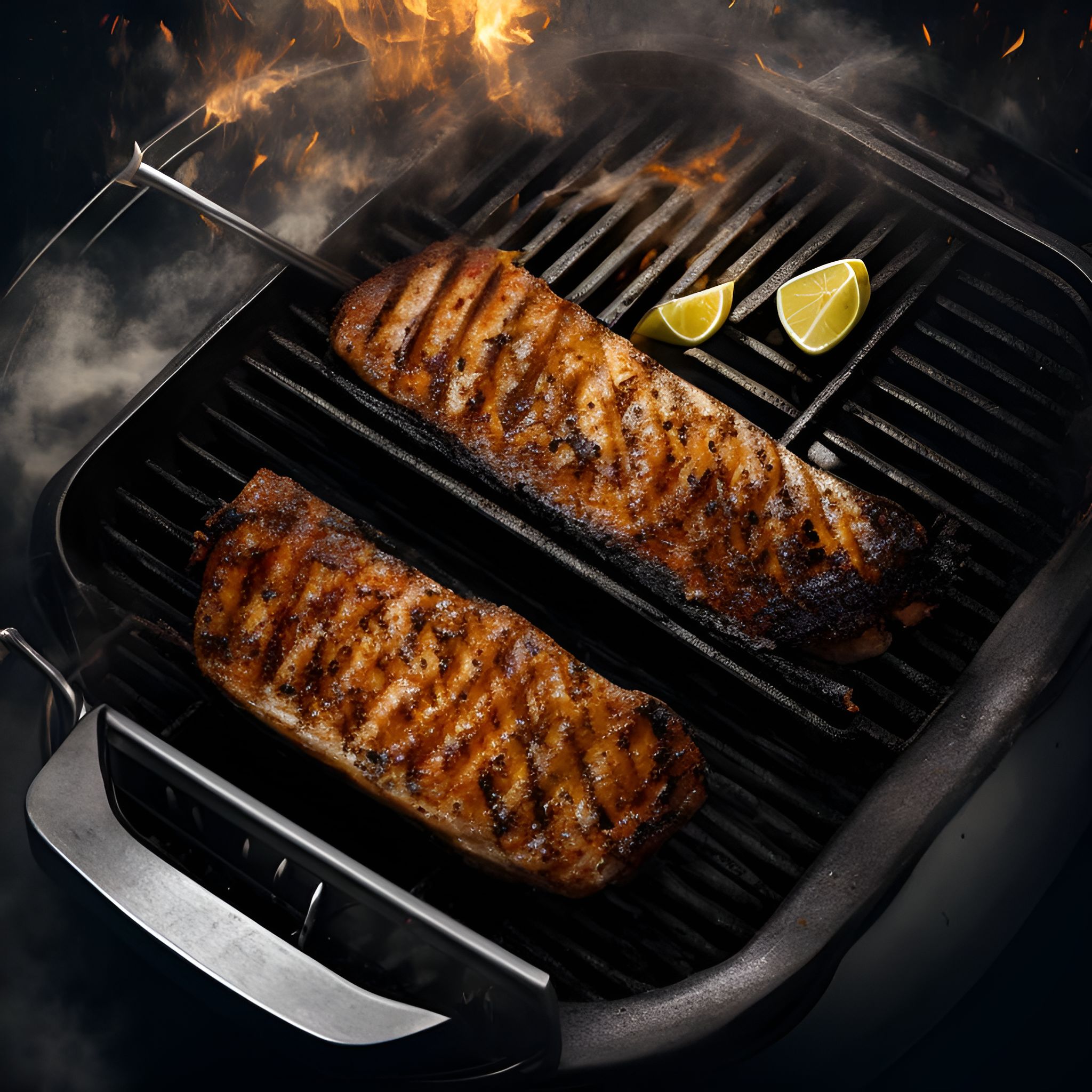 blue-manatee8: grilled sardine on the grill