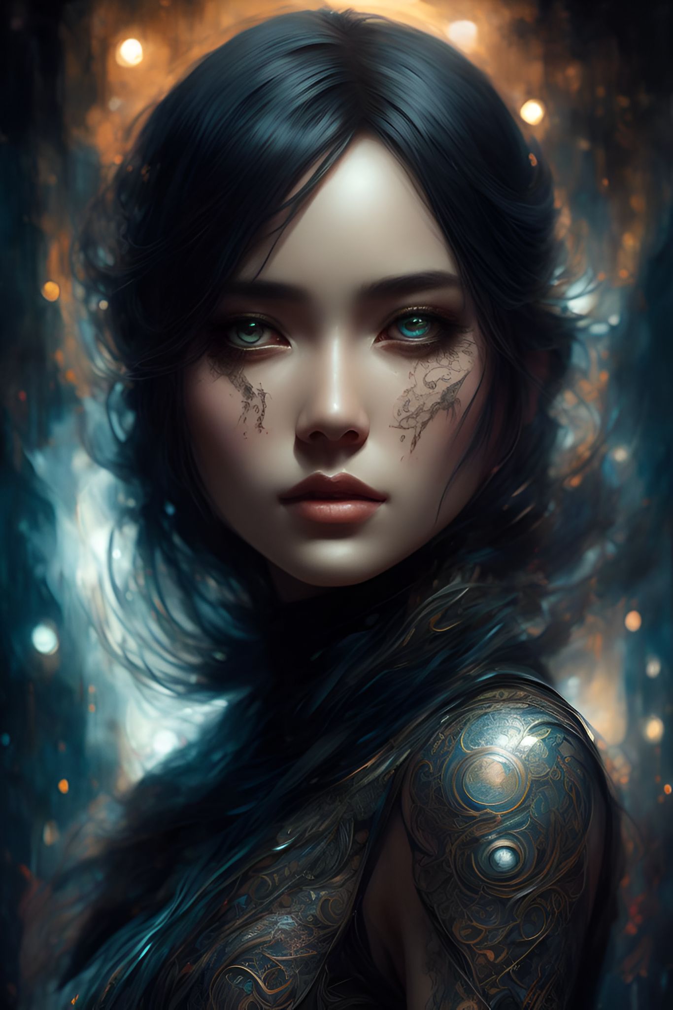 kiber203: Portrait ((full length shot)) in the style of Chumba and ...