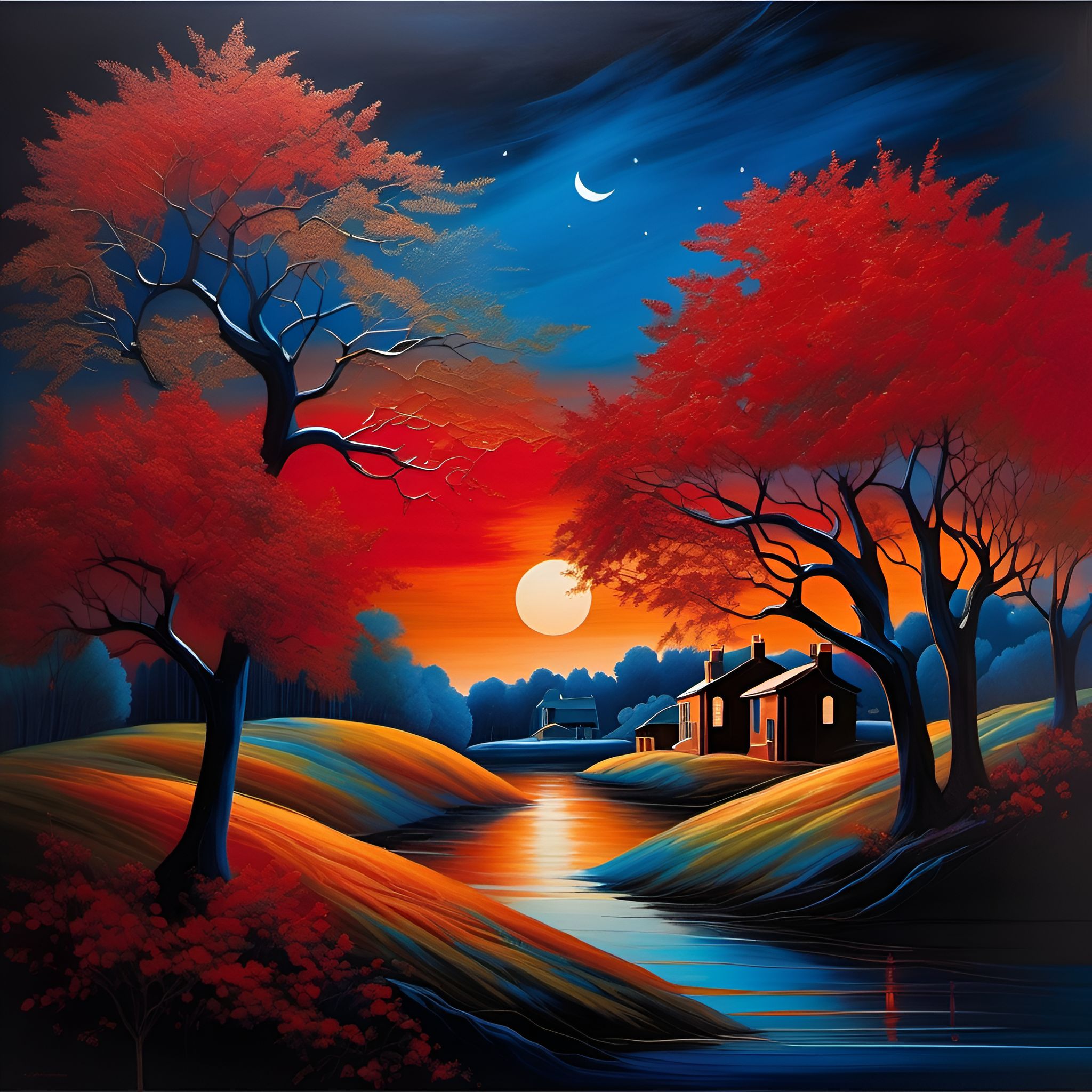 Foul-Rabbit: Craft a lively abstract arrangement showcasing the ...