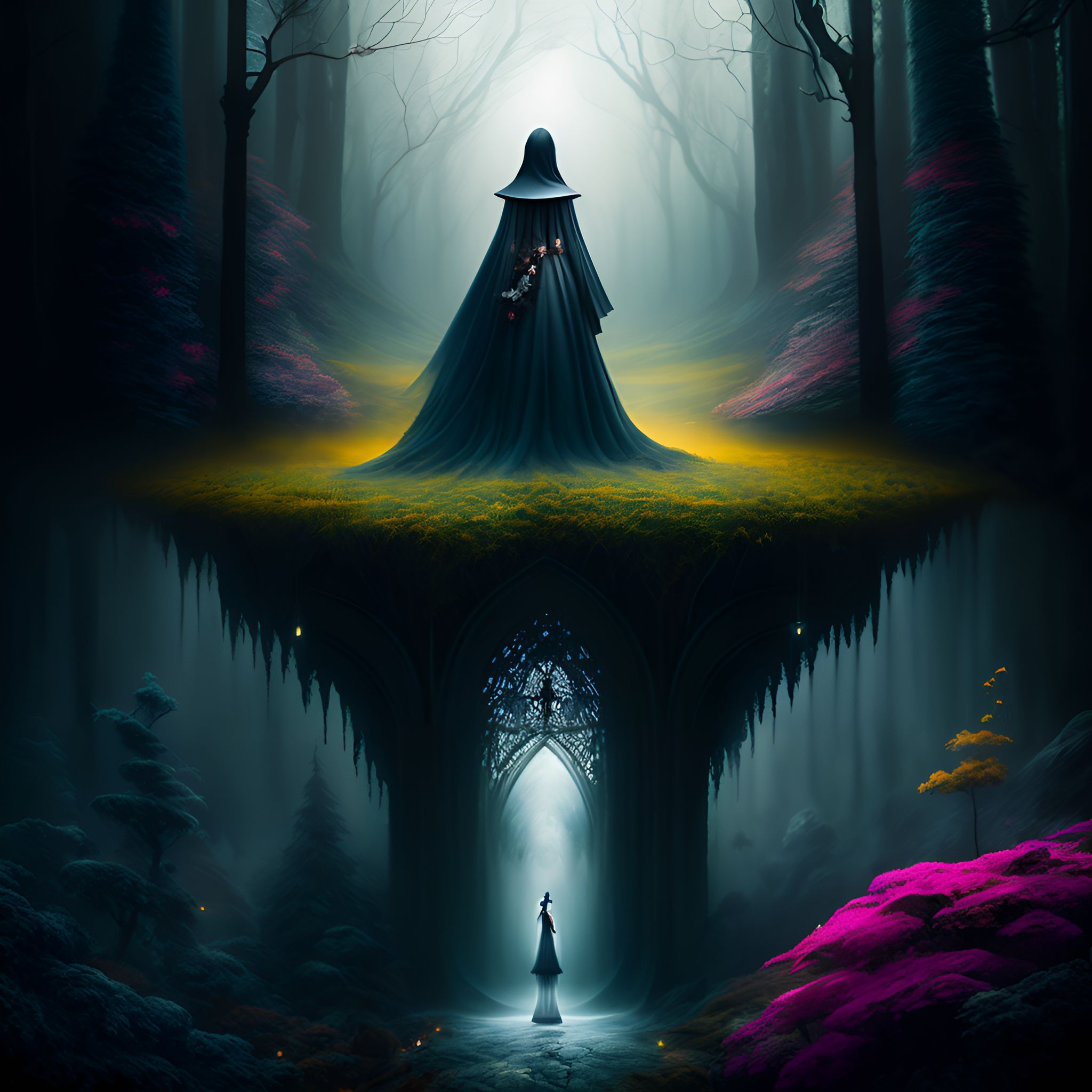 Foul-Rabbit: Behold a mesmerizing scene unfolds before you—a magical ...