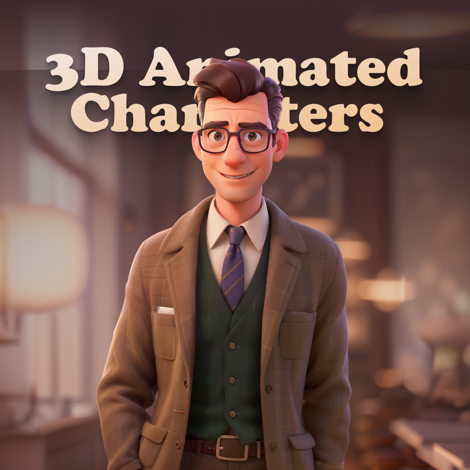 3D Animated Characters | PromptHunt Template