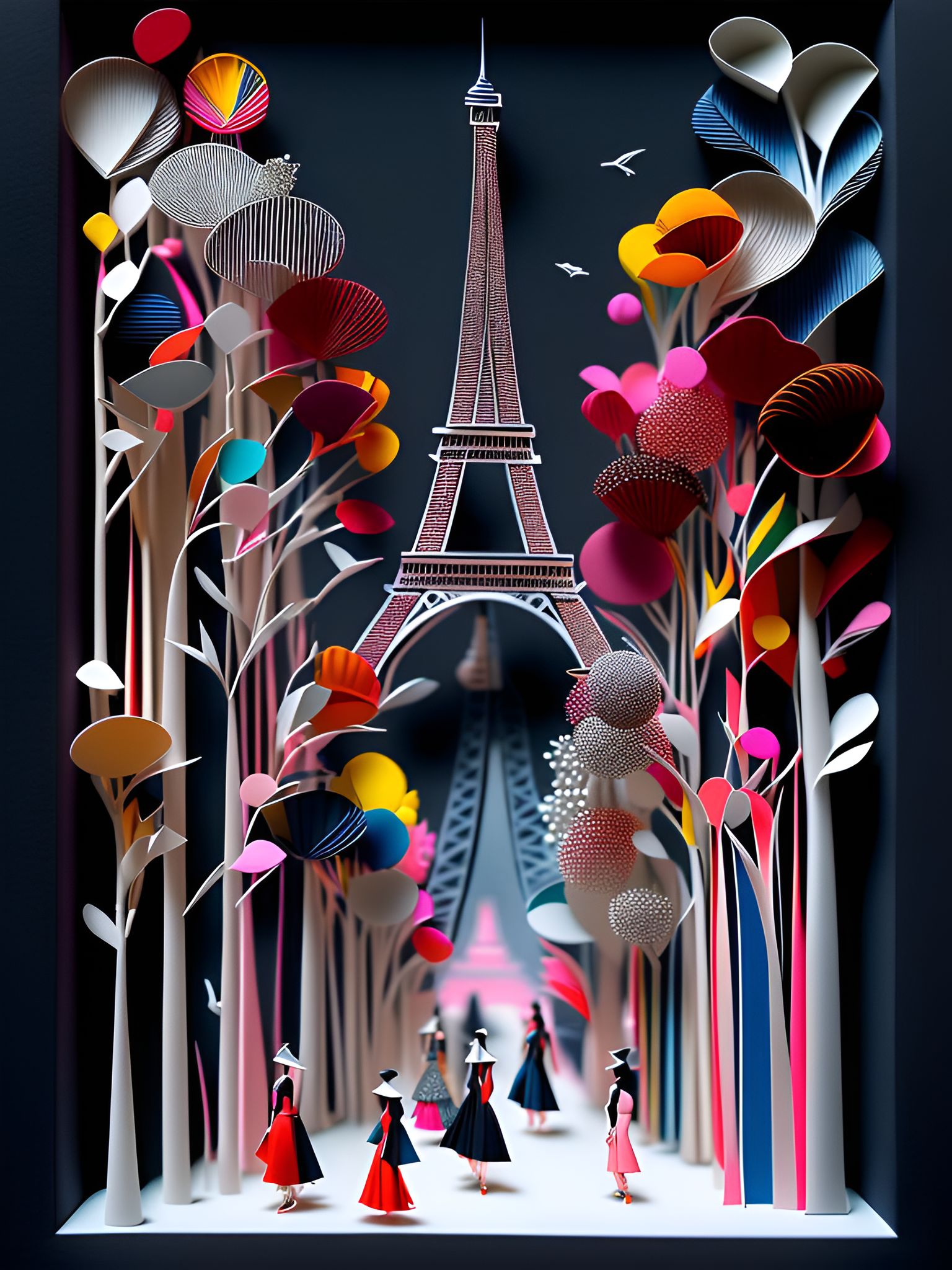 Foul-Rabbit: Paris fashion show in the style of philip mckay, sharp ...