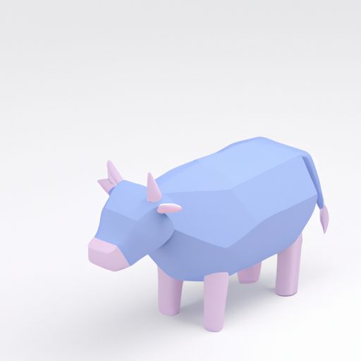 small-rabbit618: A blue cow