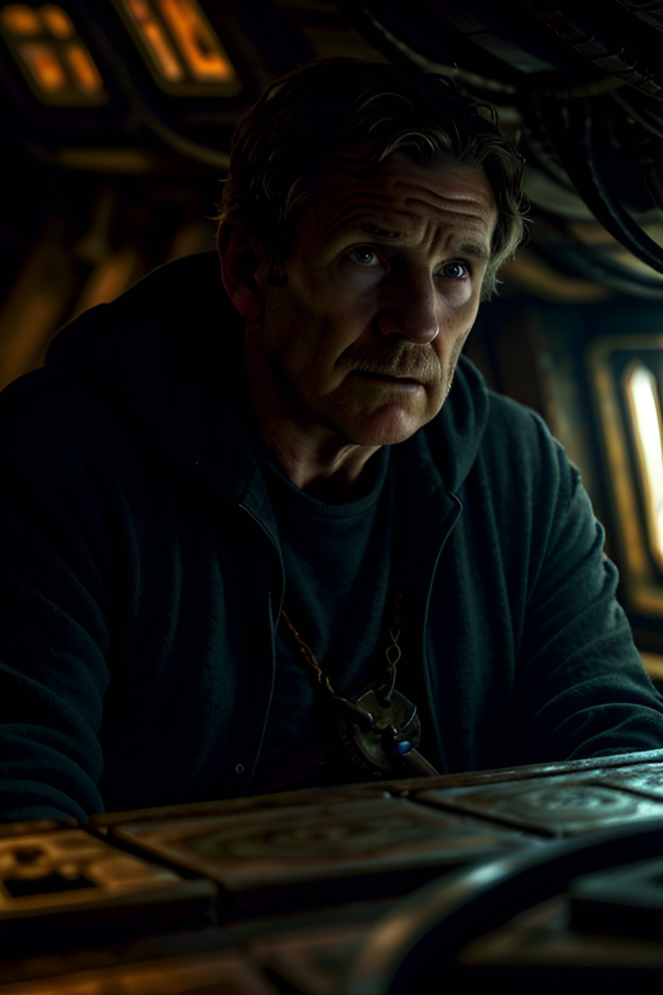 addison: Deep within the labyrinthine decks of an ancient starship, a ...