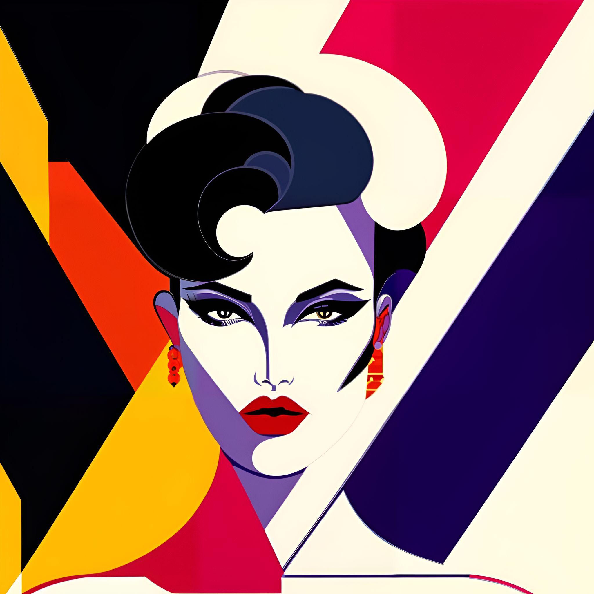 Foul-Rabbit: Art by Patrick ((Nagel)) blending elements of Art Deco ...