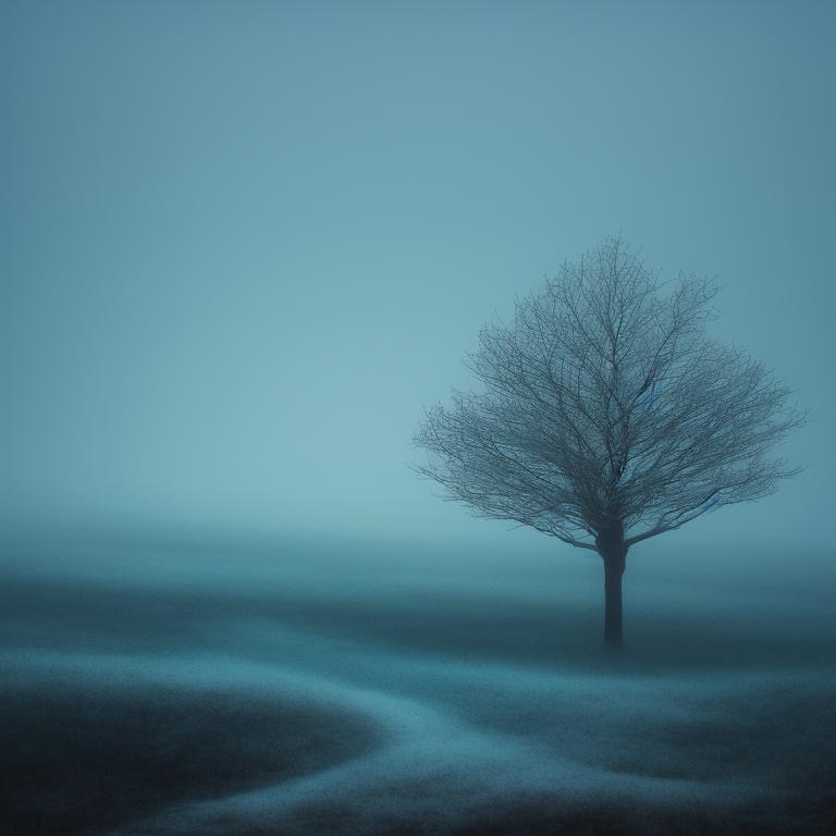 Old Man Winter Blowing Wind