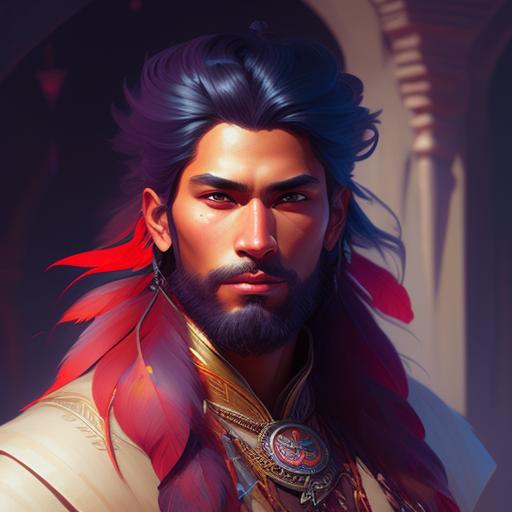 jumbo-tapir82: native american man, middle aged, rakan, handsome ...