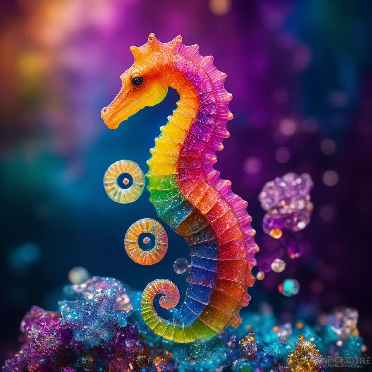 Rainbow Seahorses