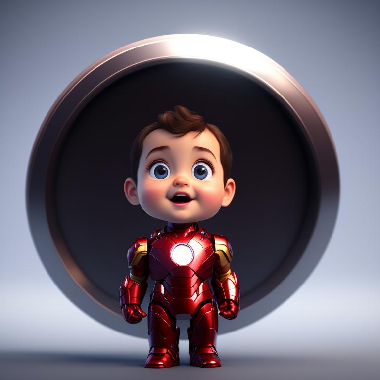 Baby Iron Man Cartoon
