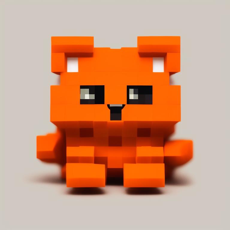 Minecraft Orange Cat