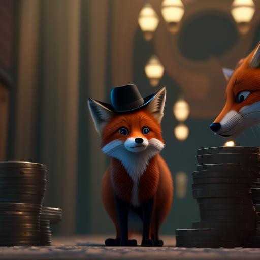 moatizadel: a mafia fox counting money