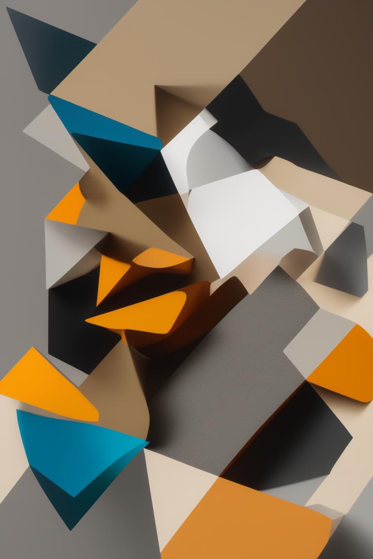 dnb: Envision a scene through the lens of Cubism. A still life ...