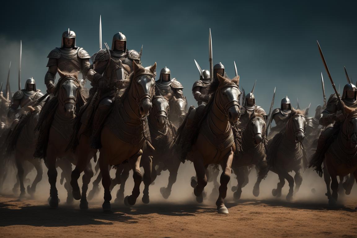 Galumpasaurus: An ancient spartan team charging into battle on foot ...