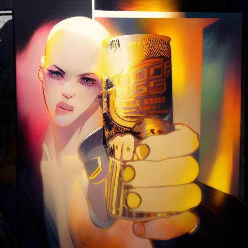 Cain: man holding can