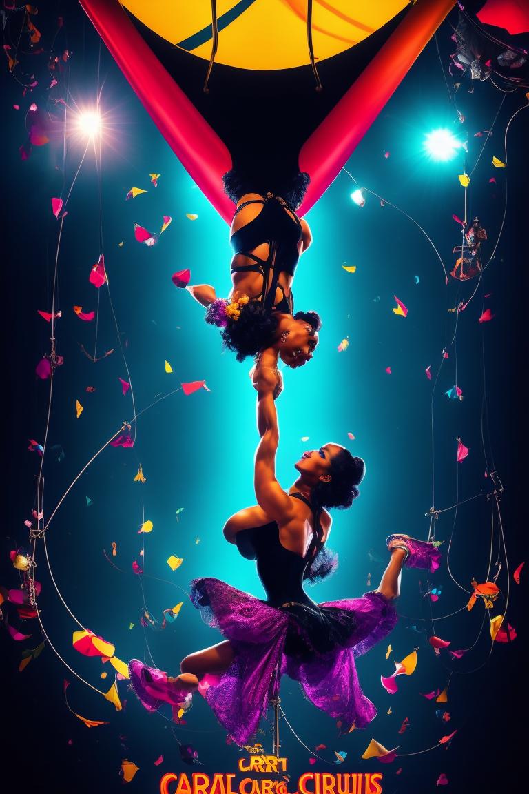 Circus Poster Trapeze