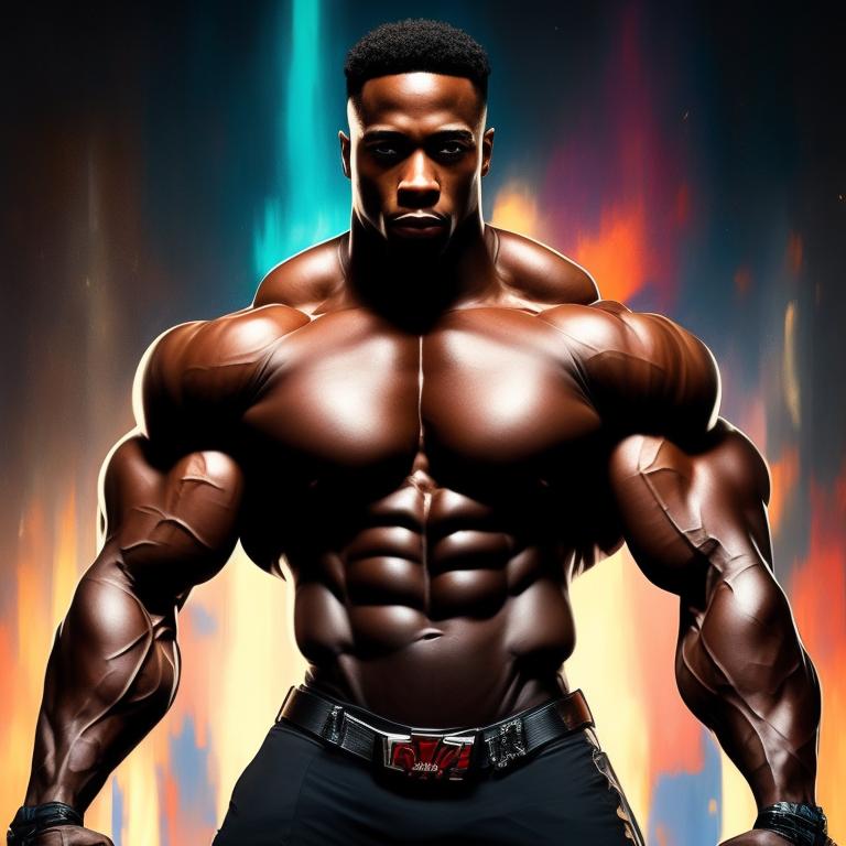 mealy-eel700: Sam Wilson portrayed as a bodybuilder